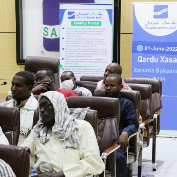Salaam Somali Bank branch in Bakaro provided free microfinance to the ...