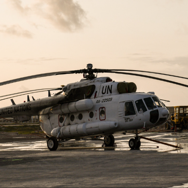 UN helicopter lands in Al-Shabaab controlled territory in Somalia
