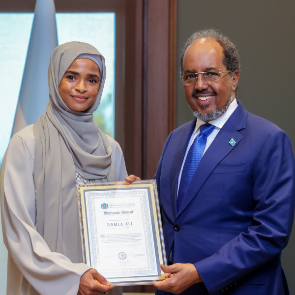 Somali President Honors Boxer Ramla Ali for Representing Nation on ...